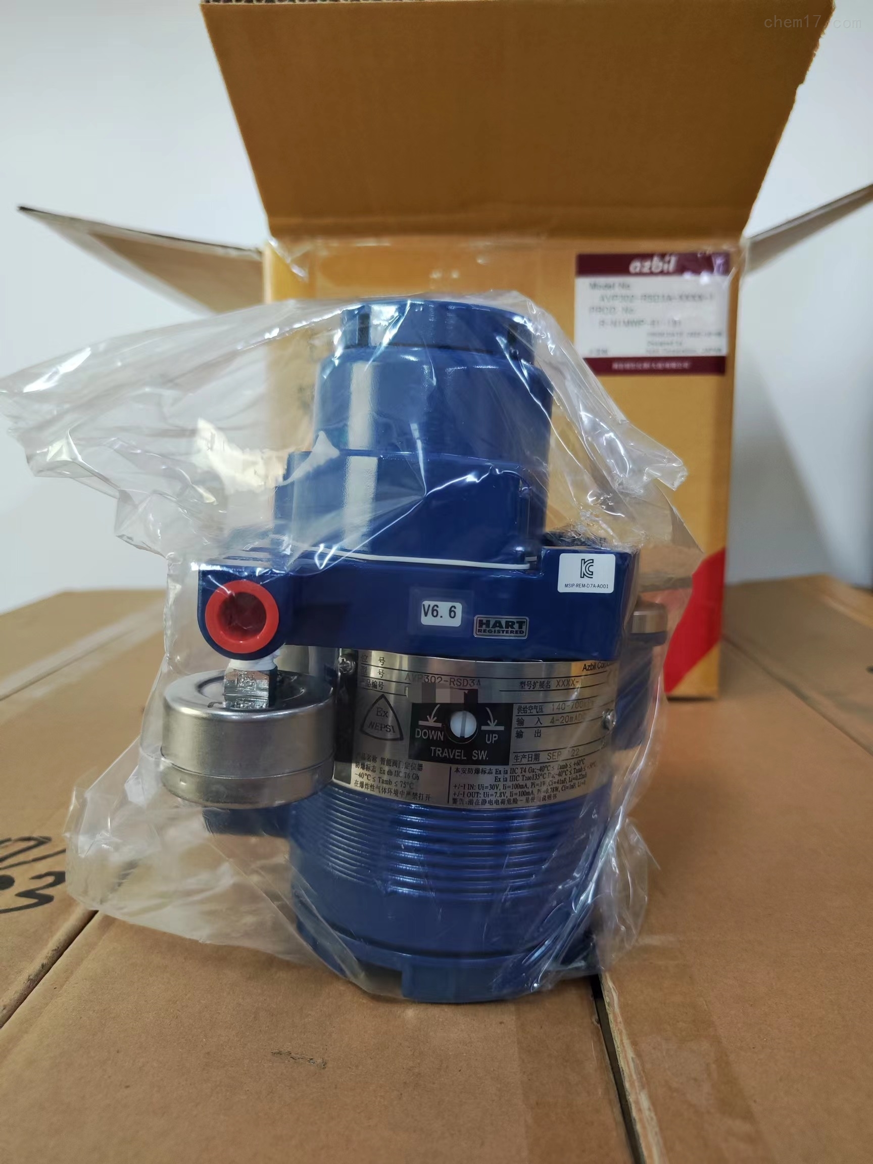 AVP-102-H-3X-HA 阿自倍尔YAMATAKE日本AZBIL山武阀门定位器-化工仪器网